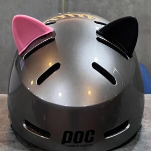 Nón POC 05 Tai Mèo Đen Bóng Chính Hãng Bảo hành 12 Tháng